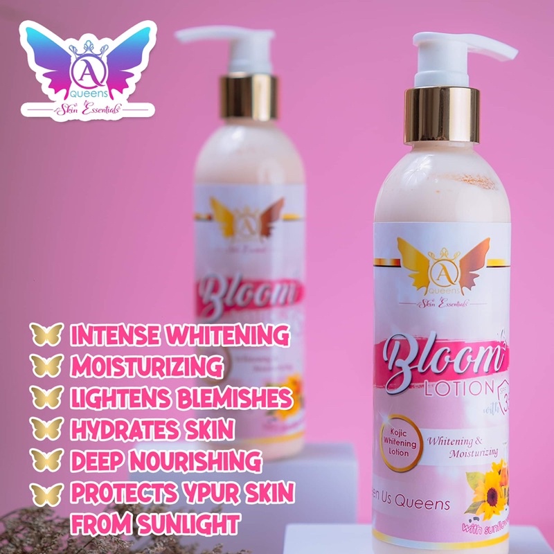 SPF 35 Bloom Whitening Lotion A QUEENS SKIN with FREEBIE | Shopee Philippines