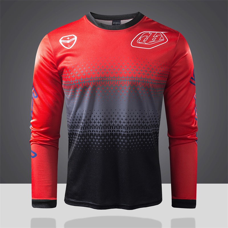 Motorcycle Jersey shirt apparels Long Sleeve cycling for men New style Bike Rider sports ...