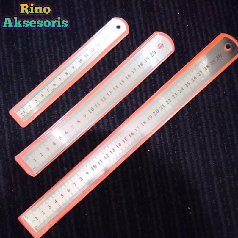 1pcs Thin Iron Ruler 20cm | Shopee Philippines