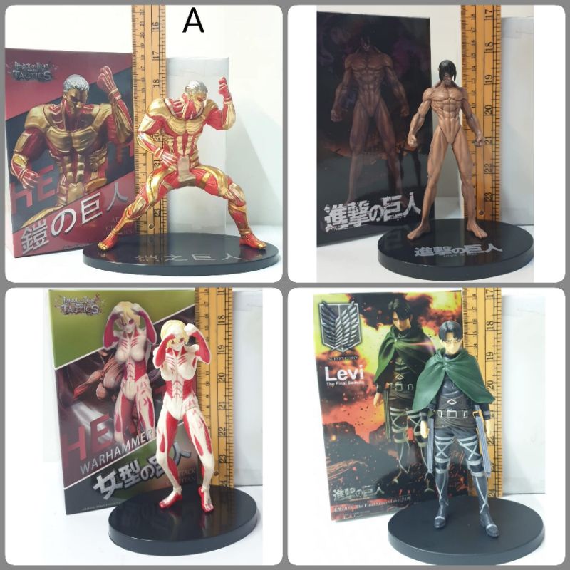 Shingeki No Kyojin Attack On Titan AOT Anime Action Figure / Eren ...