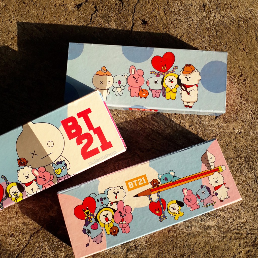 Bt21 BTS Pencil Case | Kpop Pencil Case | Bts Pencilcase | Shopee ...
