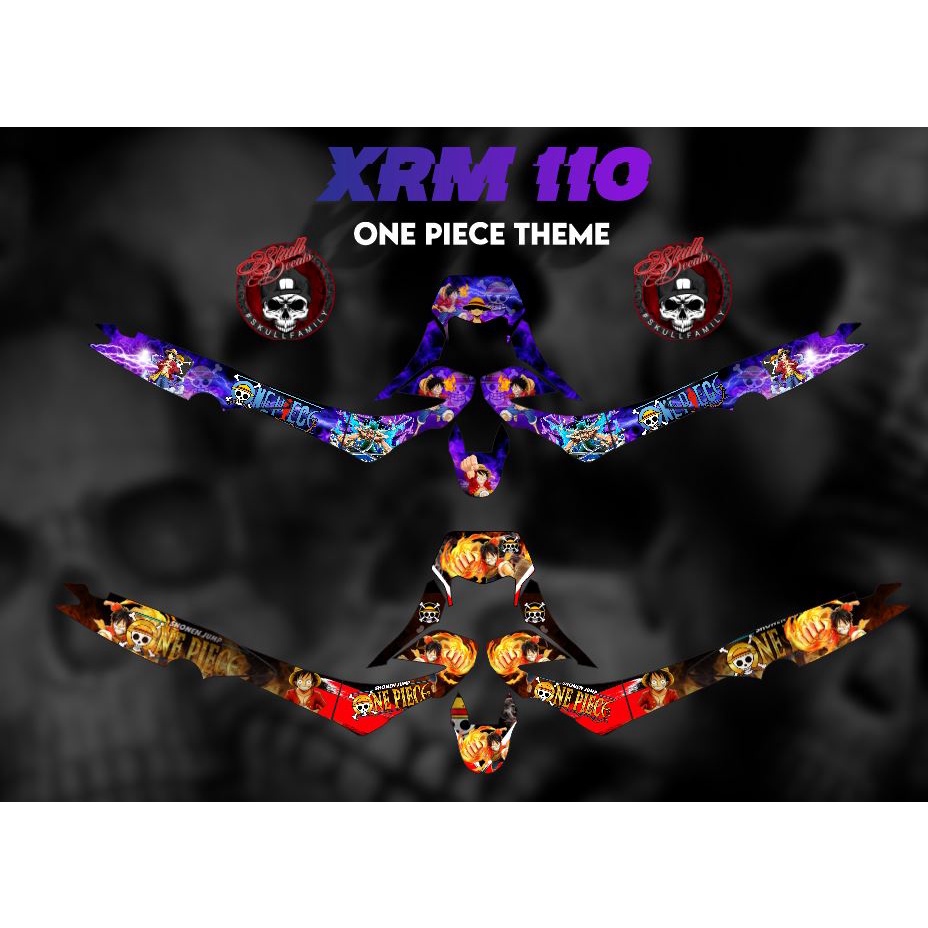 XRM 110 1 SET ONE PIECE THEME (WATERPROOF) | Shopee Philippines