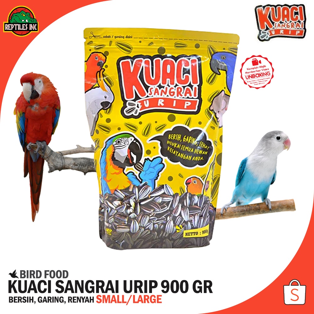 Urip Roasted Kuaci 900gr / Premium Kwaci Bird Food Parrot Cockatoo ...