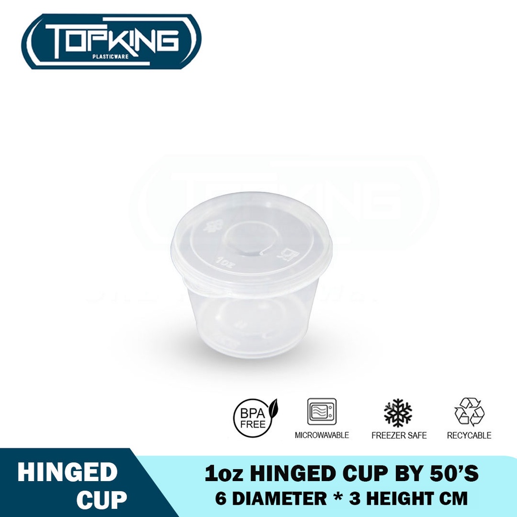 Clear Hinged Cup Container Series 1oz, 2oz,3oz,4oz,5oz Environmental ...