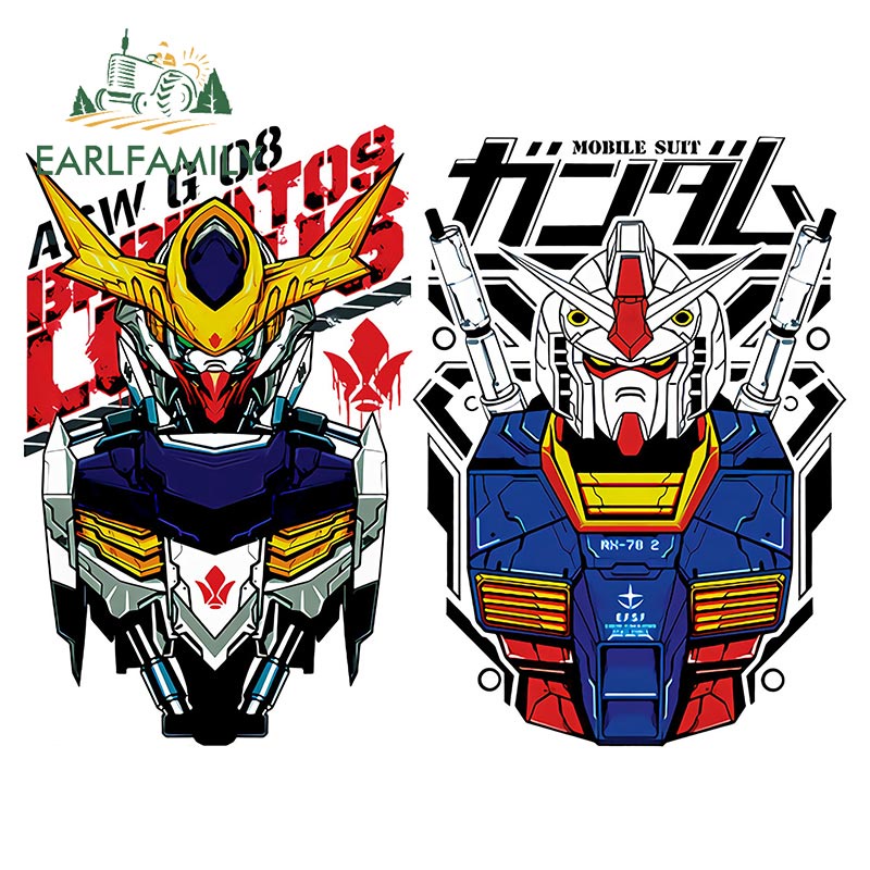EARLFAMILY 13cm for GUNDAM RX Car Stickers Motorcycle Helmet ...
