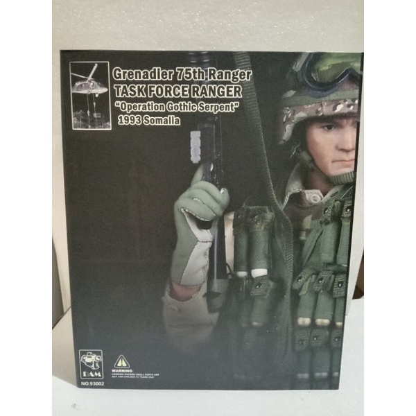 DAM TOYS "EWAN MCGREGOR" GRANDELIER 75TH RANGER TASK FORCE RANGER ...
