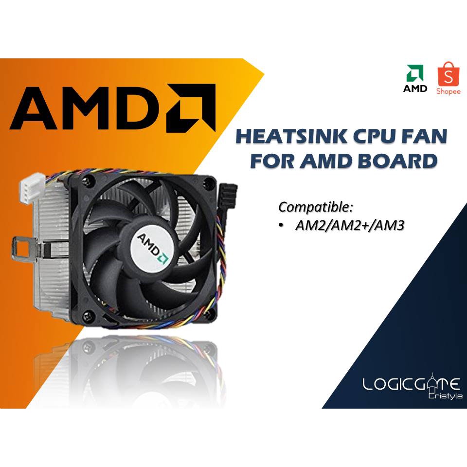 Amd Heatsinkfan slim type HSF am3/fm2+/fm1 USED | Shopee Philippines