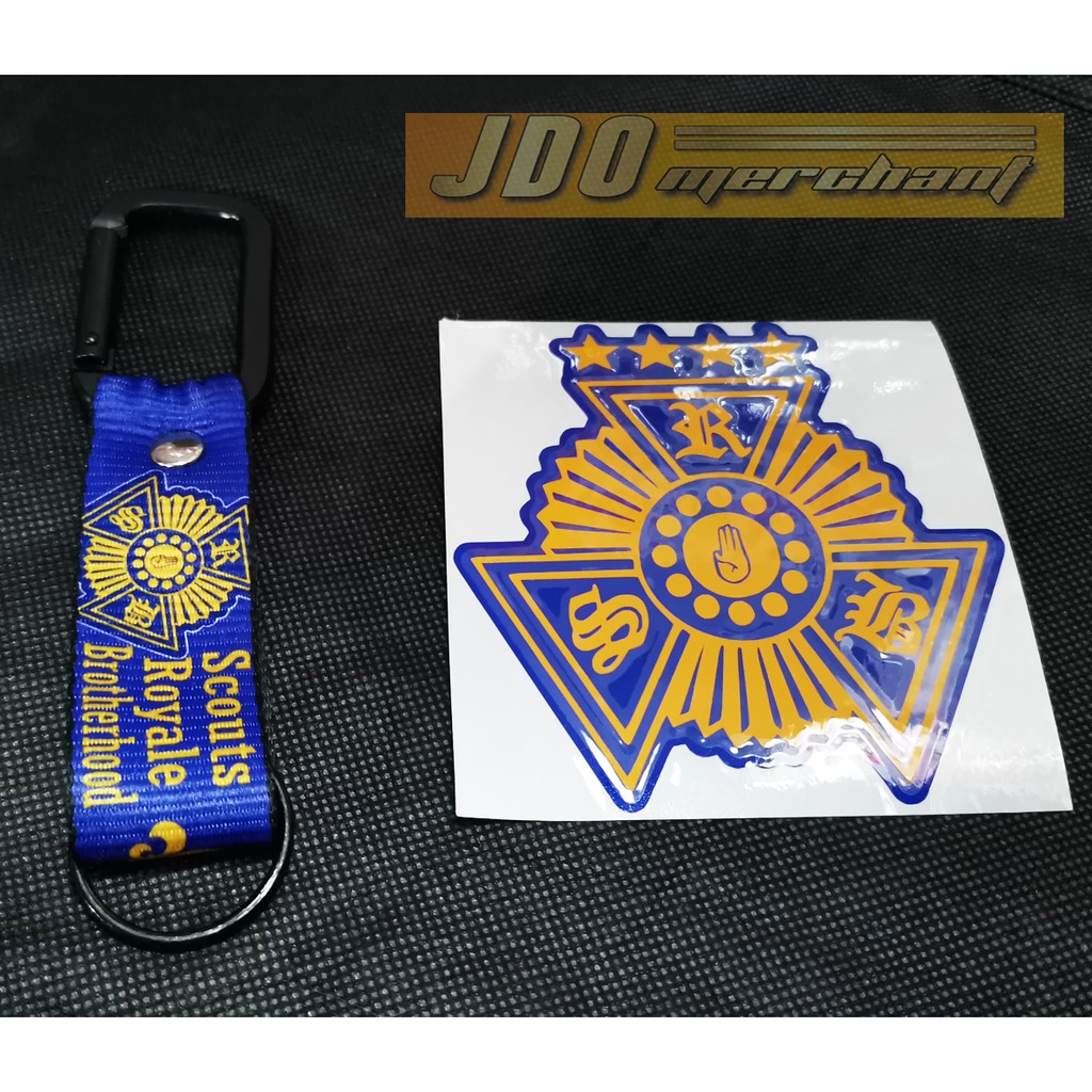 SRB Scouts Royale Brotherhood sticker and keylace | Shopee Philippines