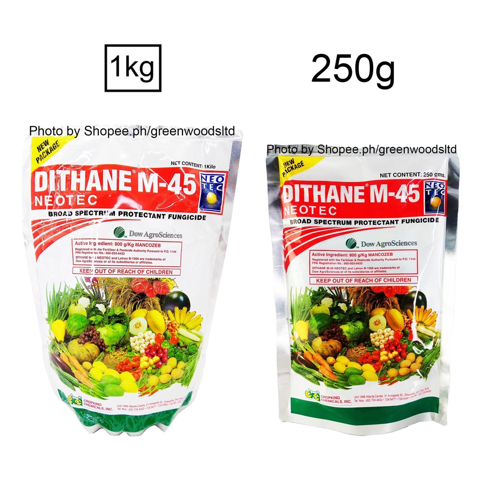 Dithane M-45 Neotec Broad Spectrum protectant fungicide (1Kilo, 250g ...