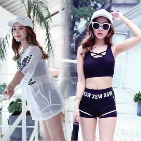 Women's swimsuit, 3 Piece bikini with chest pad, high-quality, dynamic ...