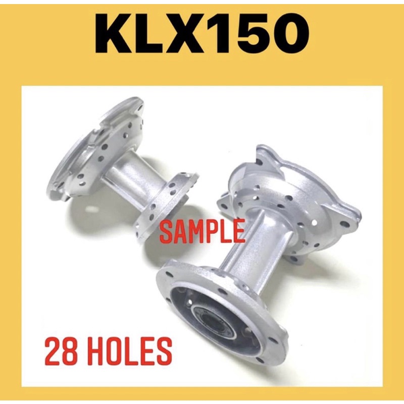 Kawasaki Klx 150 front/rear hub 28H | Shopee Philippines
