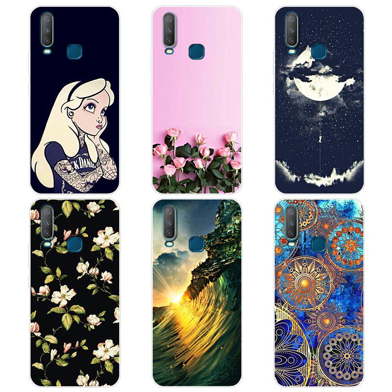 VIVO Y15 2020 Y12 Printed Case Cartoon Back Cover For VIVO Y12 Soft ...