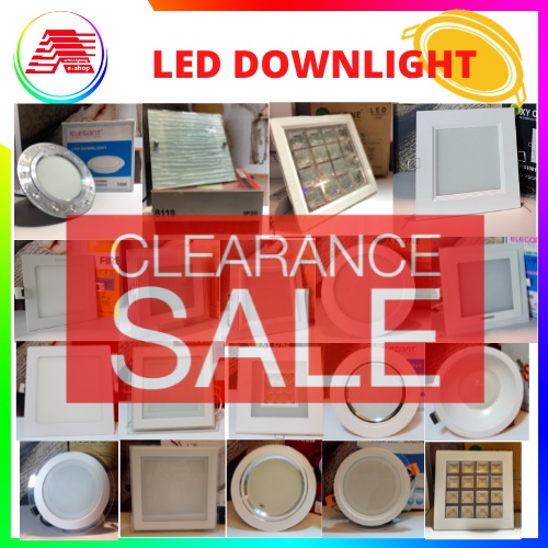 4'' & 6" INCH LED PANEL DOWNLIGHT CEILNG LIGHT SQUARE & ROUND HIGH ...