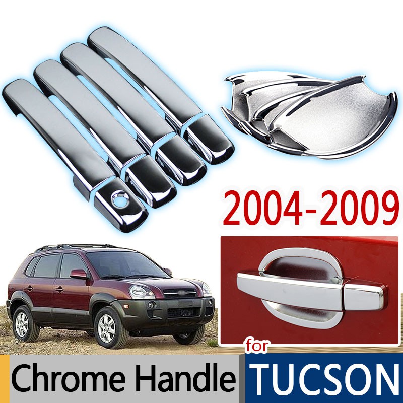 For Hyundai Tucson Accessories 2004 2009 Chrome Door Handle 2005 2006 2007 2008 Car Covers Car Stickers Car Styling Shopee Philippines