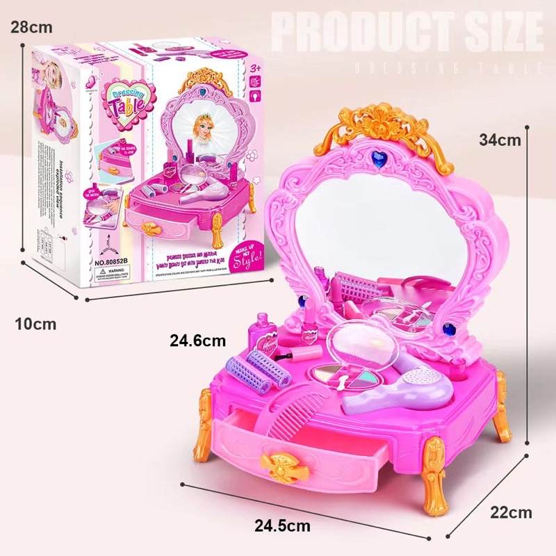 Make Up Dresser Table Play Set Pretend Play/Deluxe Make Up Toys Girl ...