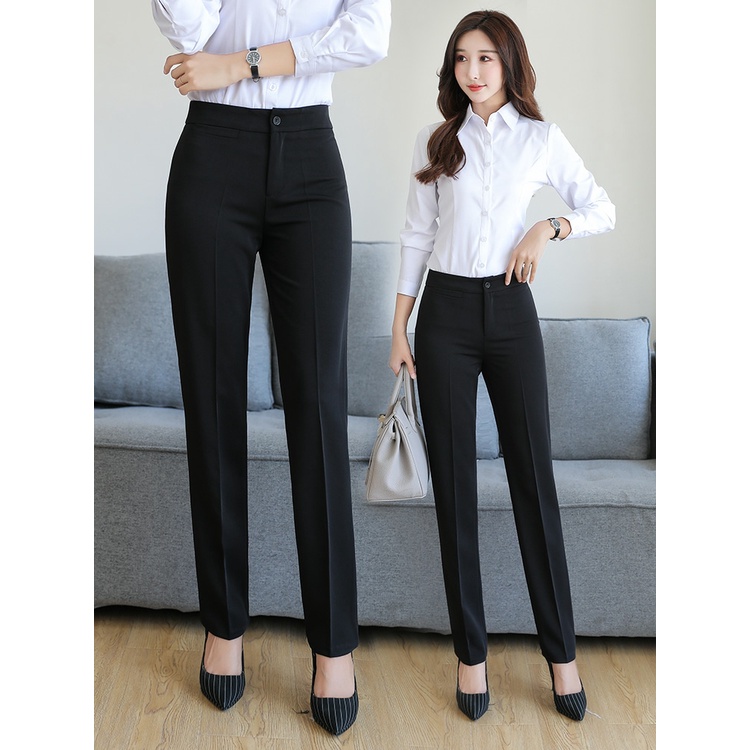 KNY Skinny Slacks No Pockets #013 | Shopee Philippines