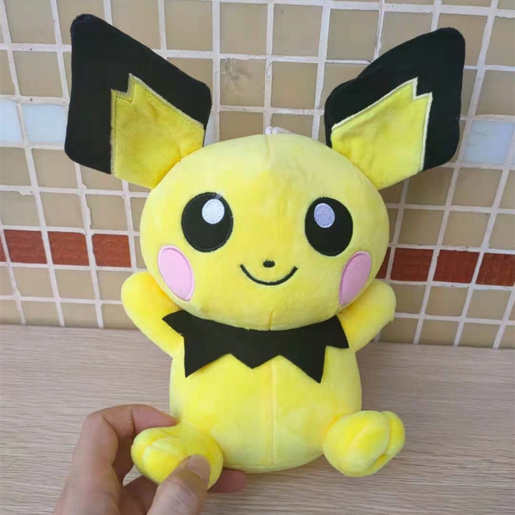 Cartoon Pokemon Pikachu Stuff Plush Toy Eevee Anime Stuffed Plushie ...