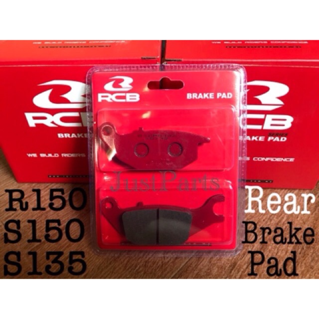 RCB REAR Brake Disc Pad E Series RED Raider150 carb / Sniper King 150 ...