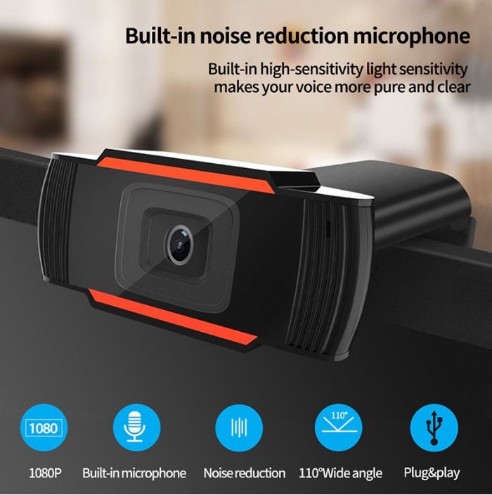 Sunsonic Z05 720p Hd Webcam Web Camera With Mic For Computer | Shopee ...