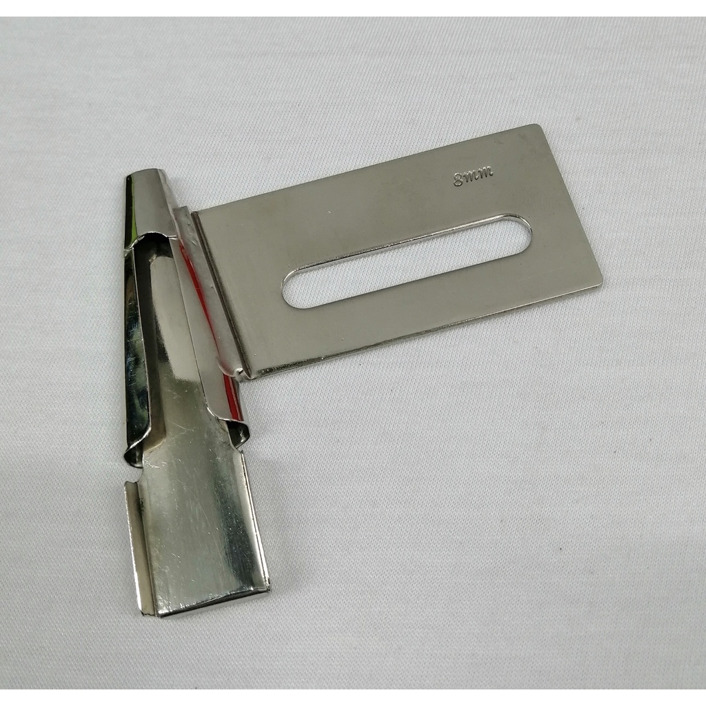 BELT LOOP FOLDER EDGES OVERLAPPING FOR INDUSTRIAL TWO NEEDLE SEWING ...