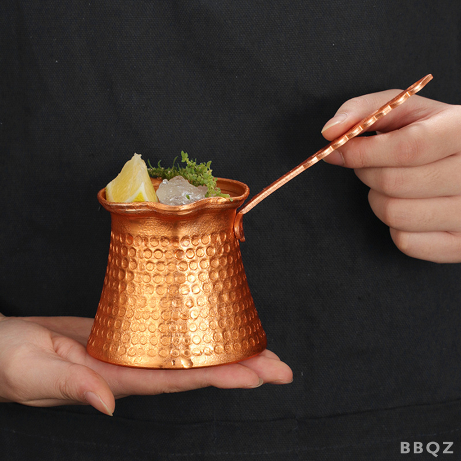 Copper Engraved and Hammered Turkish Greek Coffee Pot Handle, Heavy ...