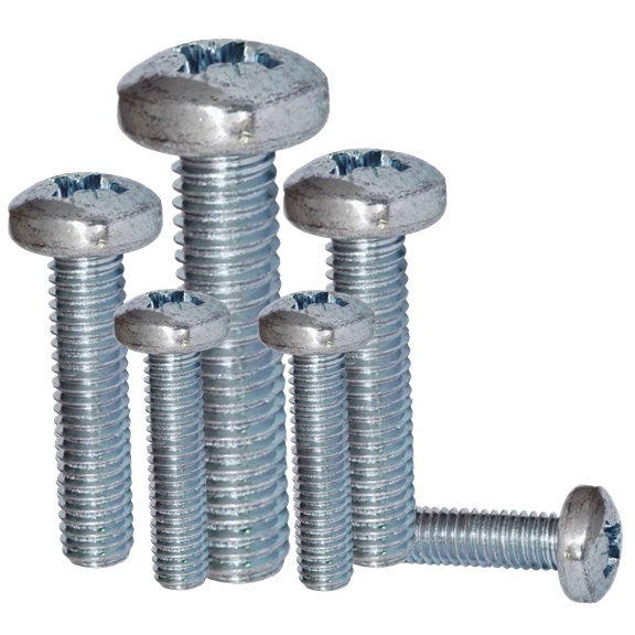 M3 (3mm) x 6mm - 35mm Roundhead JP Bolt Stove Bolt Galvanized Round ...