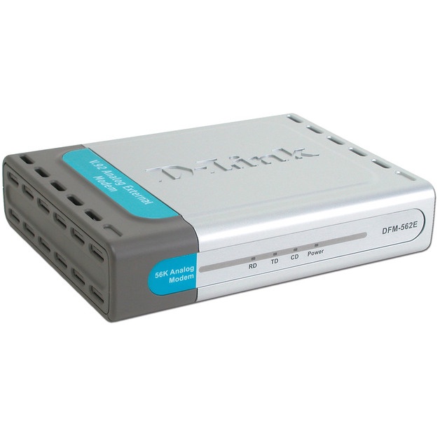 Dlink 56k External Data Fax/Voice Modem Analog Connection DFM-560EL ...