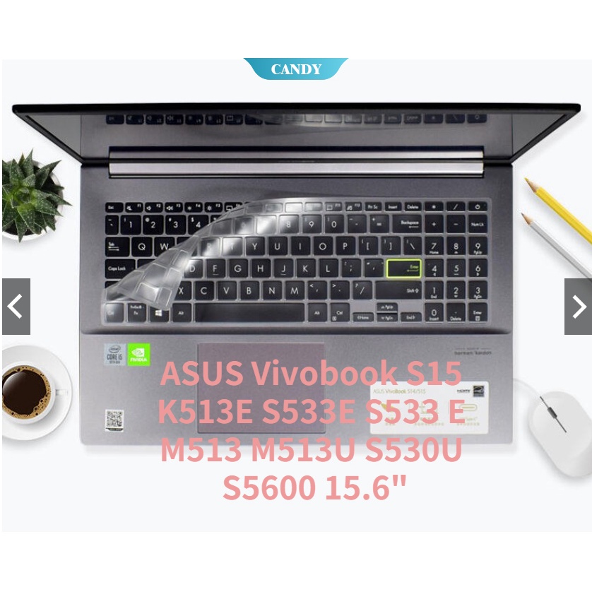 15.6" Laptop Keyboard Case for ASUS Vivobook S15 K513E S533E S533 E ...