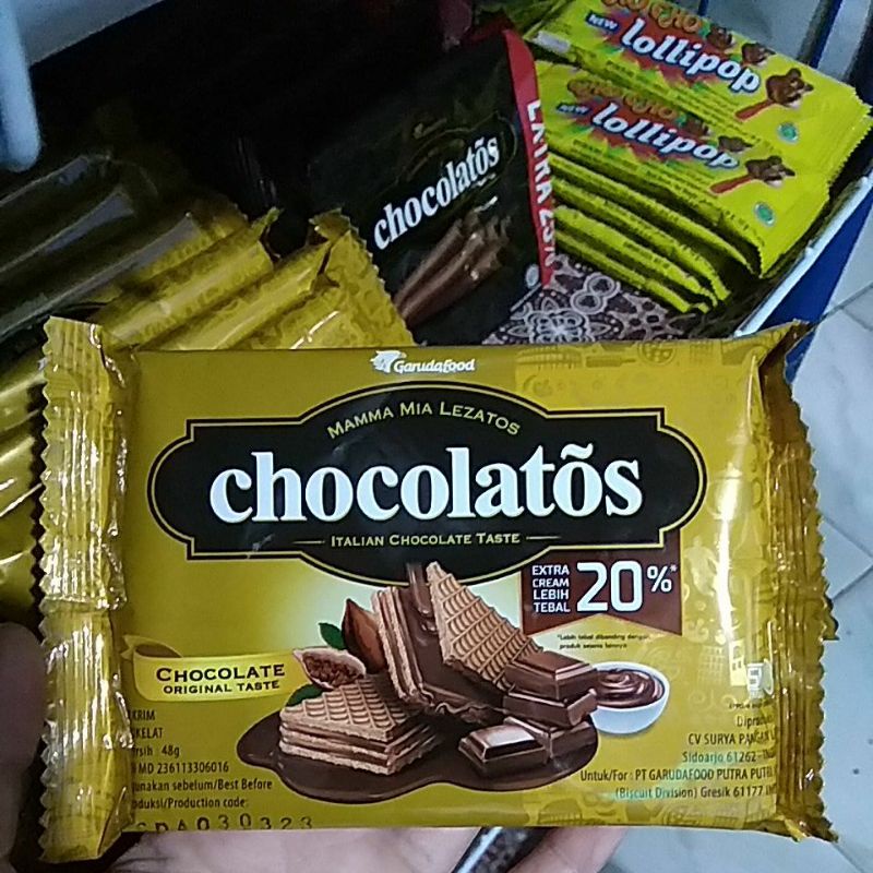 Chocolatos wafer Cream Chocolate Flavor 48g | Shopee Philippines