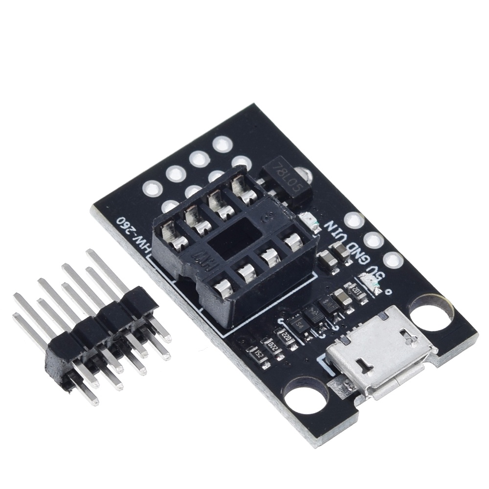 TZT ATtiny13A / ATtiny25 / ATtiny45 / ATtiny85 Pluggable ATTINY ...