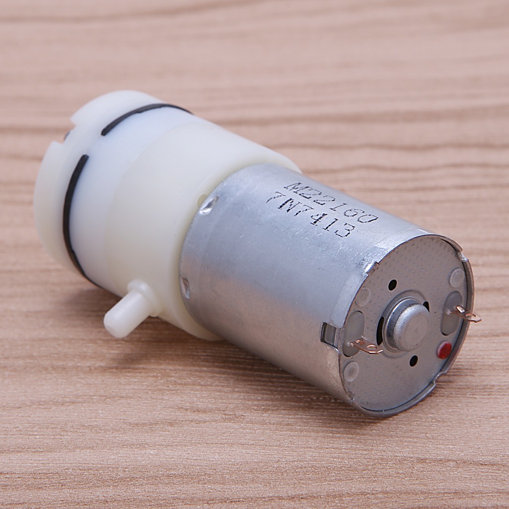 2x DC 3V-6V 5V 370 Motor Micro Mini Air Pump Vacuum For Aquarium Tank ...