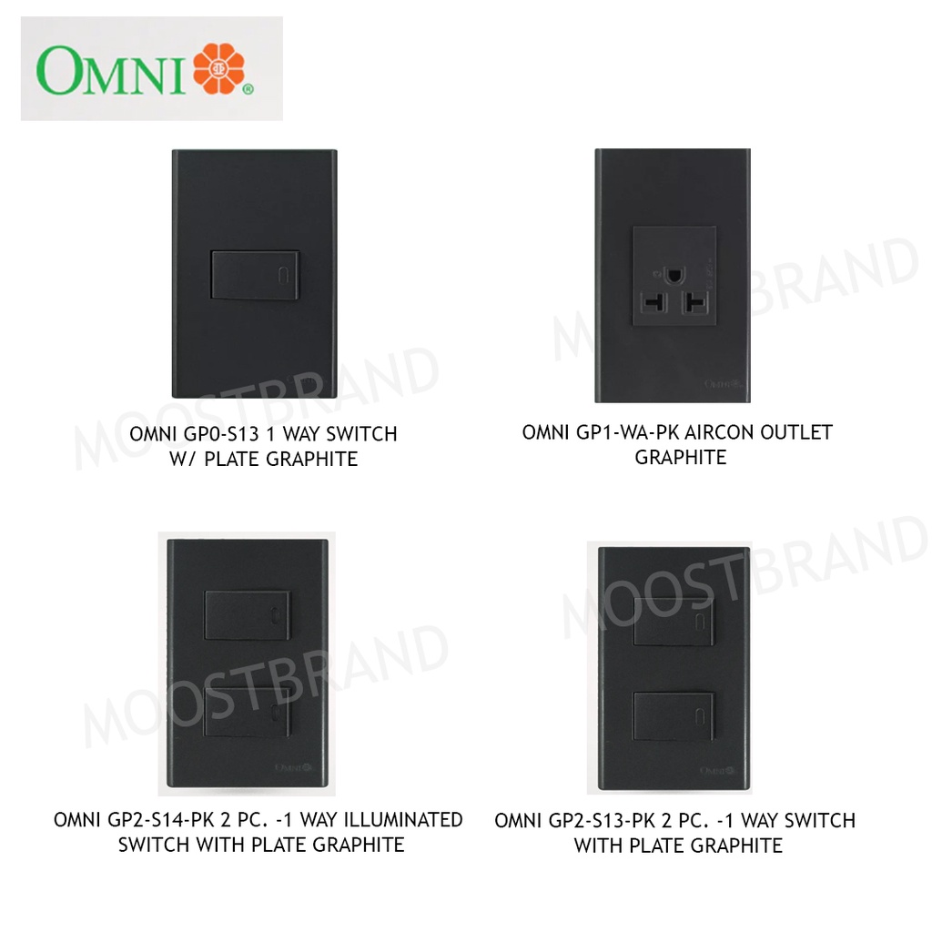 Omni Wide Series Universal Outlet and switch series | Shopee Philippines
