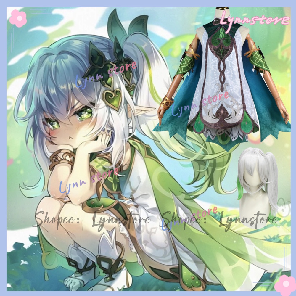 Game GENSHIN IMPACT Lesser Lord Kusanali Costumes New Sumeru Nahida ...