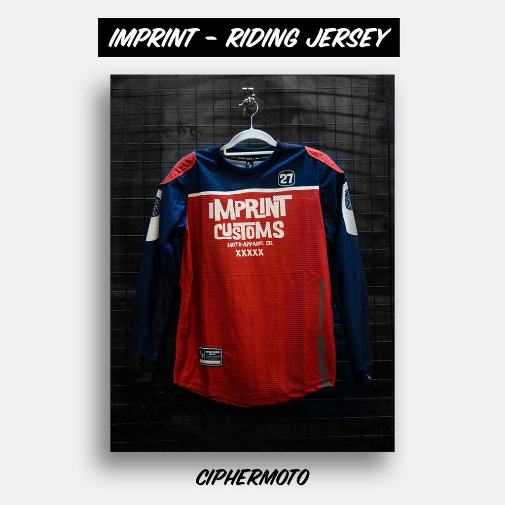 IMPRINT CUSTOMS - LANGSTON RIDING JERSEY | Shopee Philippines