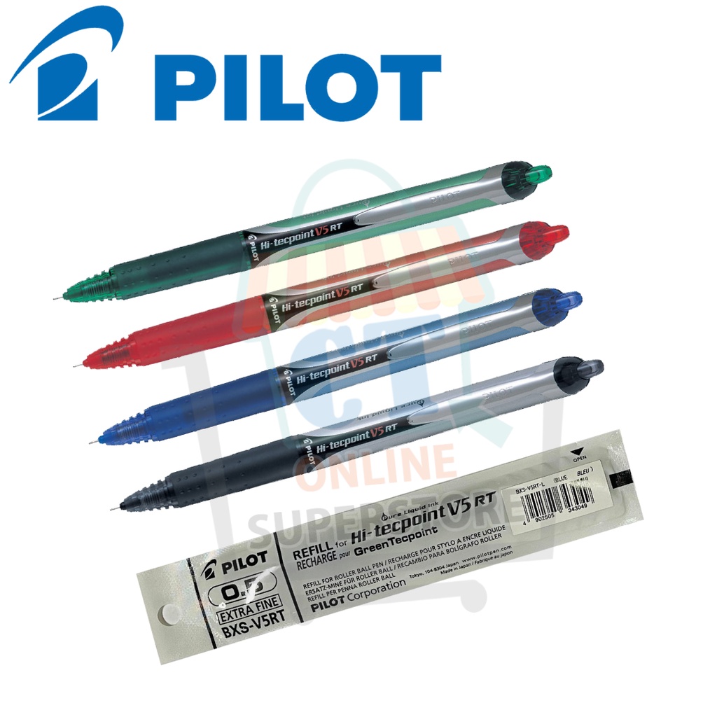 Pilot Hi-Techpoint V5RT Roller Ballpen Retractable Ball Pen | Shopee ...