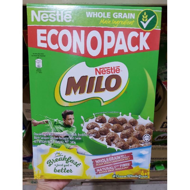 Nestle Milo Whole Grain Cereal 500g | Shopee Philippines