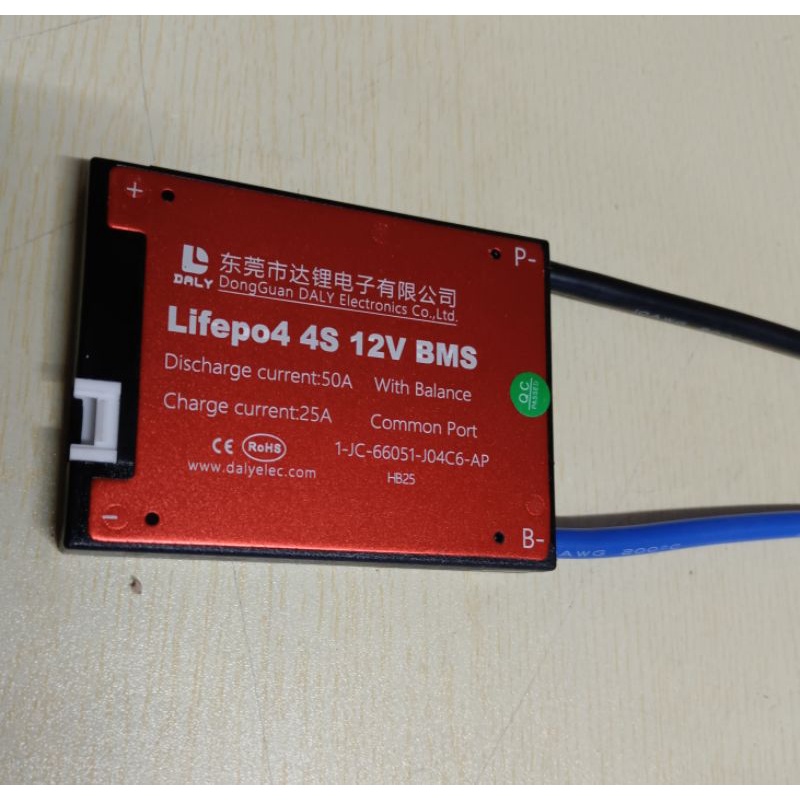 BMS Lifepo4 4S 12V 10A~50A DALY BMS for lifepo4 32650 3.2v nominal Wide Application. | Shopee ...