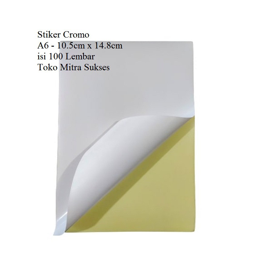 100 Sheets of A6 Cromo Stickers | Shopee Philippines