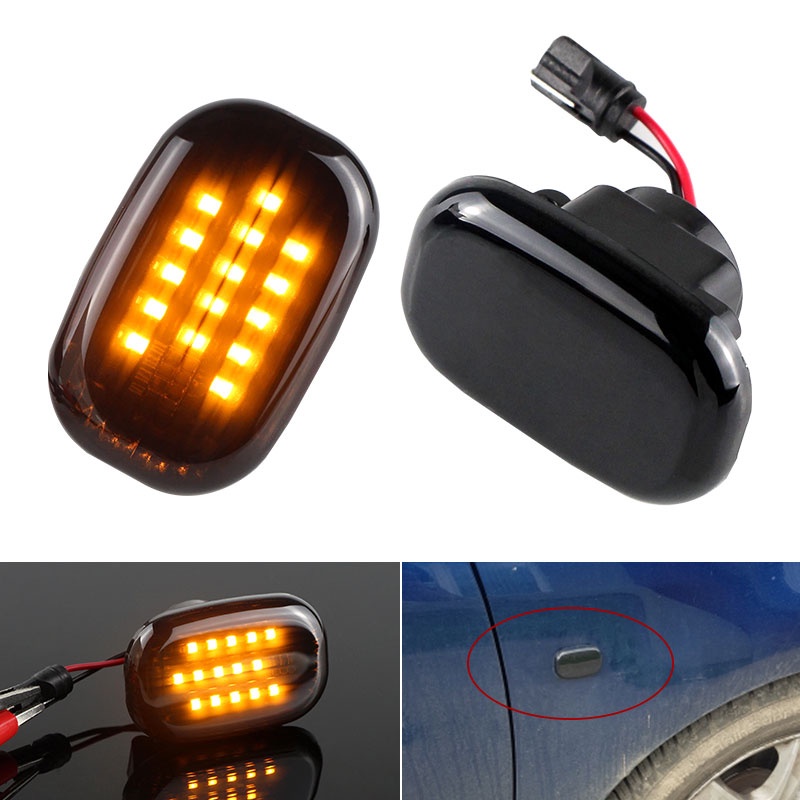 2pc Led Dynamic Side Marker Turn Signal Lights For Toyota Corolla RAV4 ...