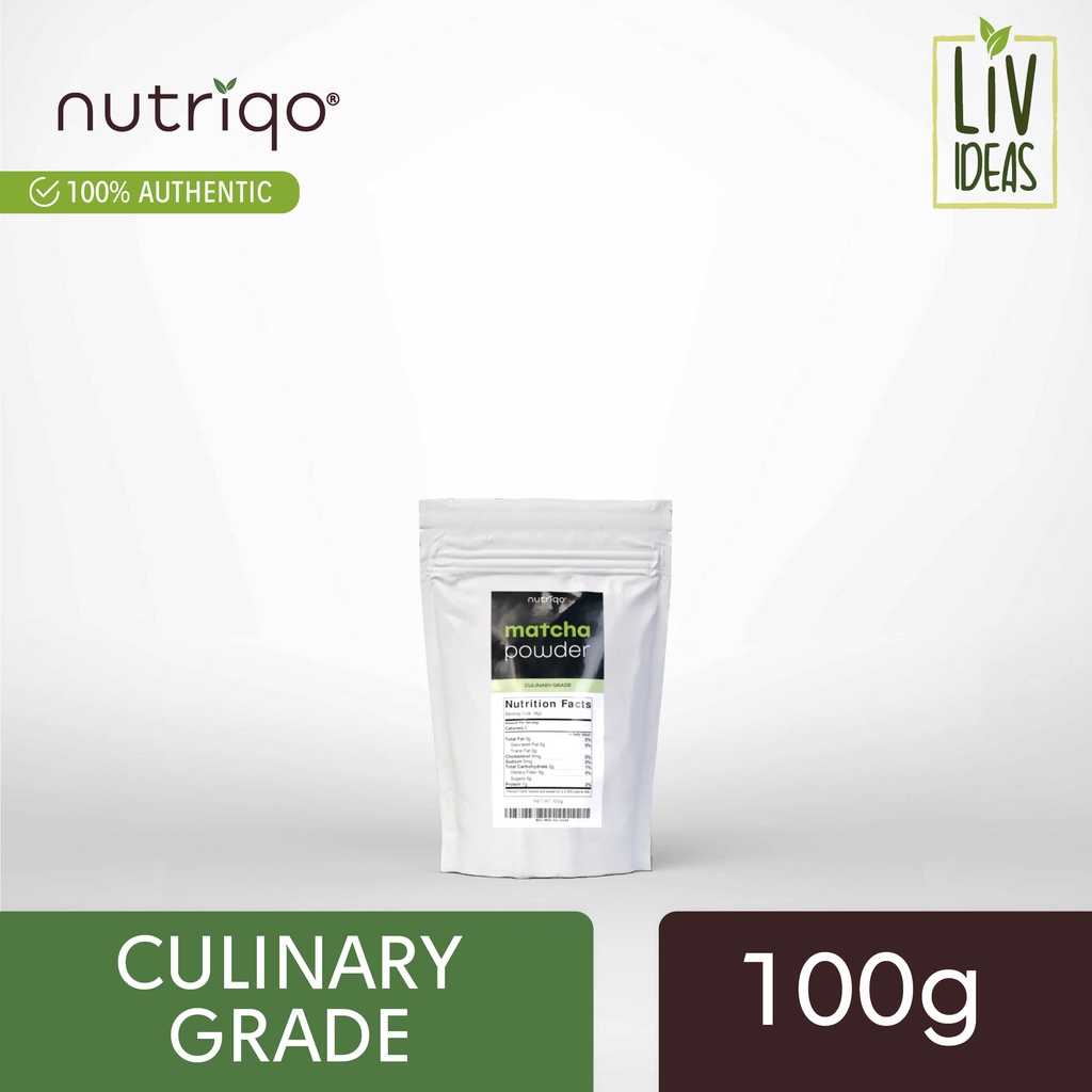 Nutriqo Pure Matcha Powder (Culinary Grade) 100g | Shopee Philippines