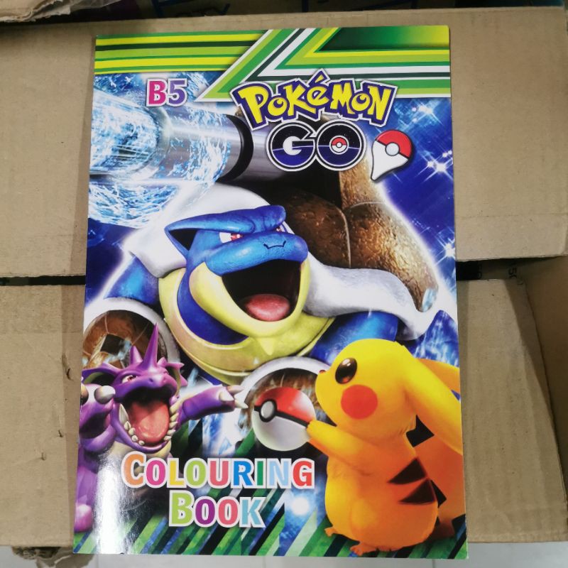 Pokemon GO A4 Colouring Book GO-9940 | Shopee Philippines