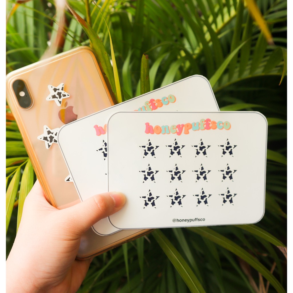 Mini Cow Print Sticker Sheet (Vinyl & Waterproof) | Shopee Philippines