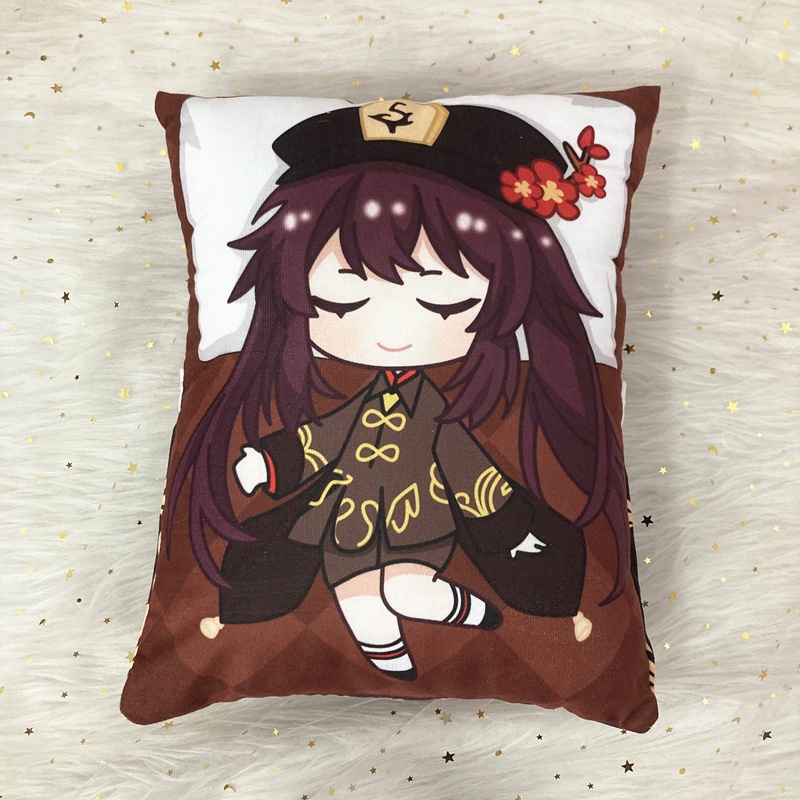 New Creative Genshin Impact Cute Pillow Sleeping Kazuha Plush Toy Hutao ...