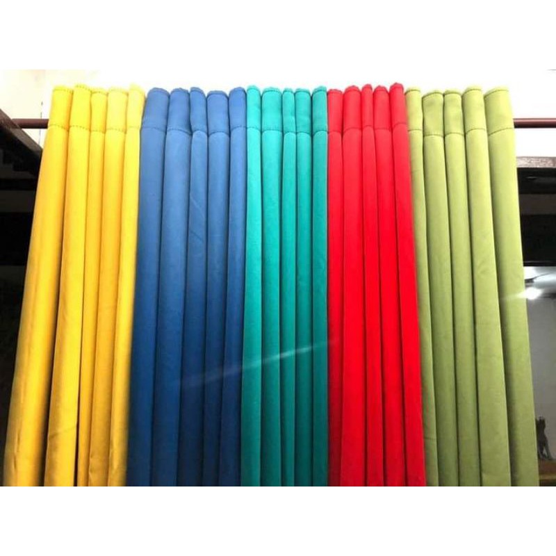 RING TYPE BLACKOUT CURTAINS - BRIGHT COLORS | Shopee Philippines