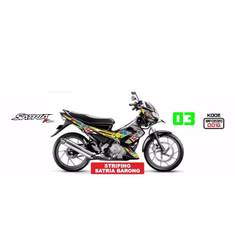 Striping satria fu barong/decal fu barong/sticker fu barong/sticker fu ...