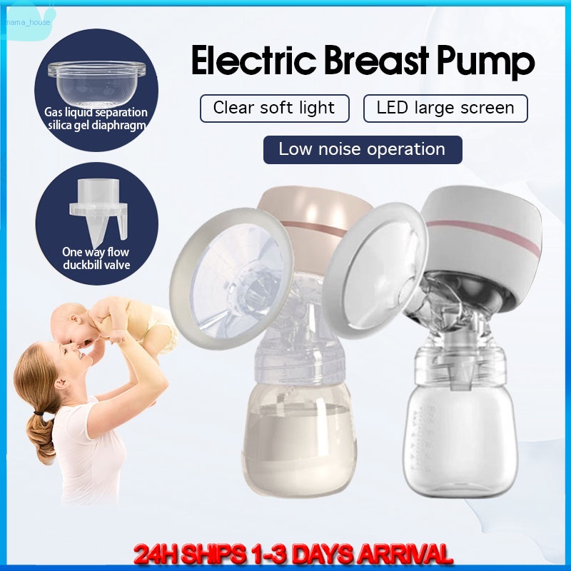 Electric Breast Pump Breastfeeding Pregnant Painless Pumping Massage ...