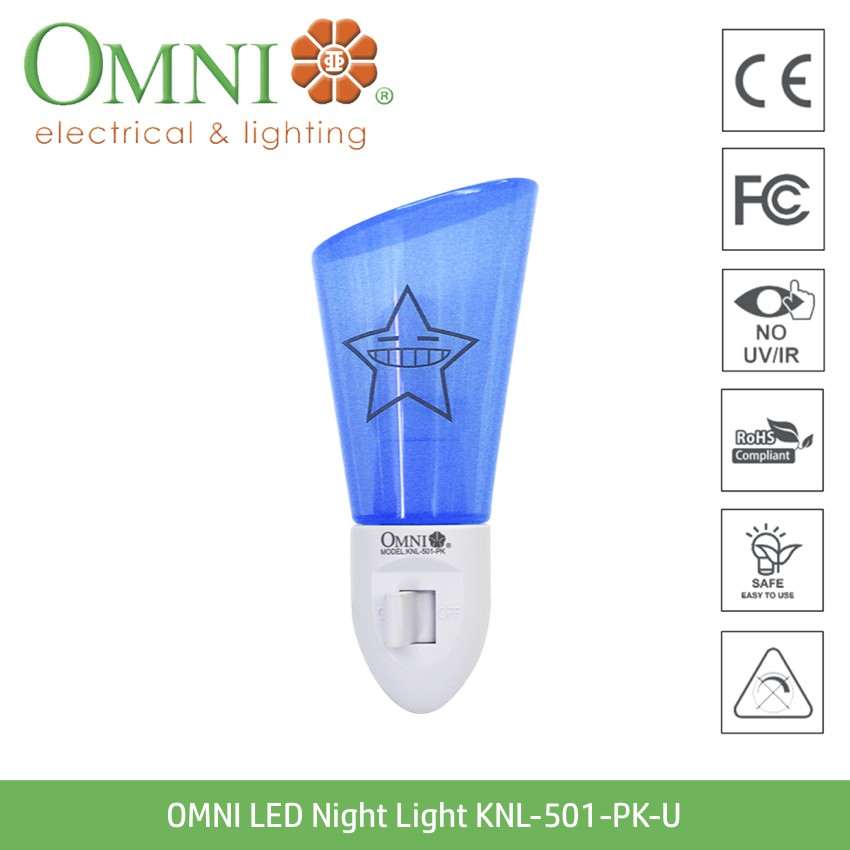 OMNI LED Night Light Sleep Lights KNL-501-PK | Shopee Philippines