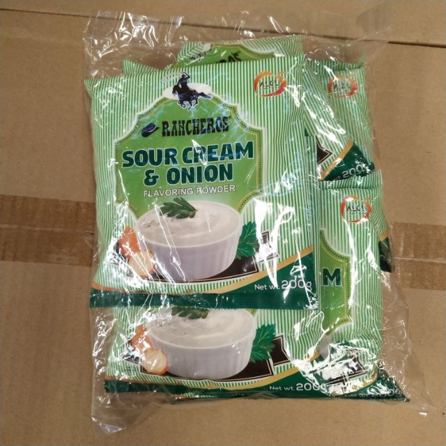 Rancheros Sour Cream & Onion Flavoring Powder 1kg pack | Shopee Philippines