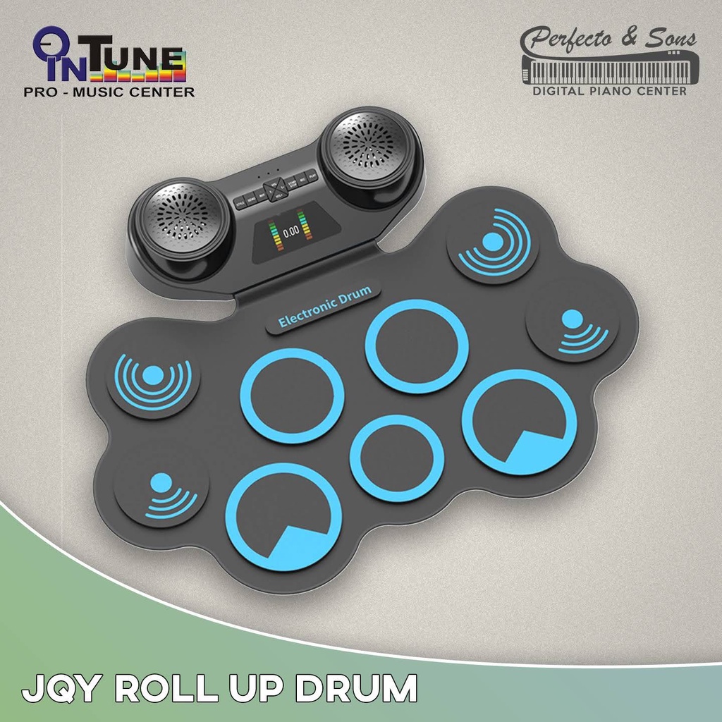 ROLL UP DRUM 1 Silicon Drum Set Digital Electronic Drum Kit 9 Perfecto ...