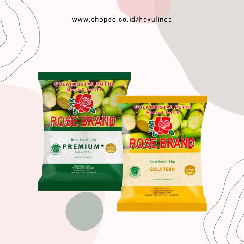 Rose BRAND Sugar 1kg | Shopee Philippines